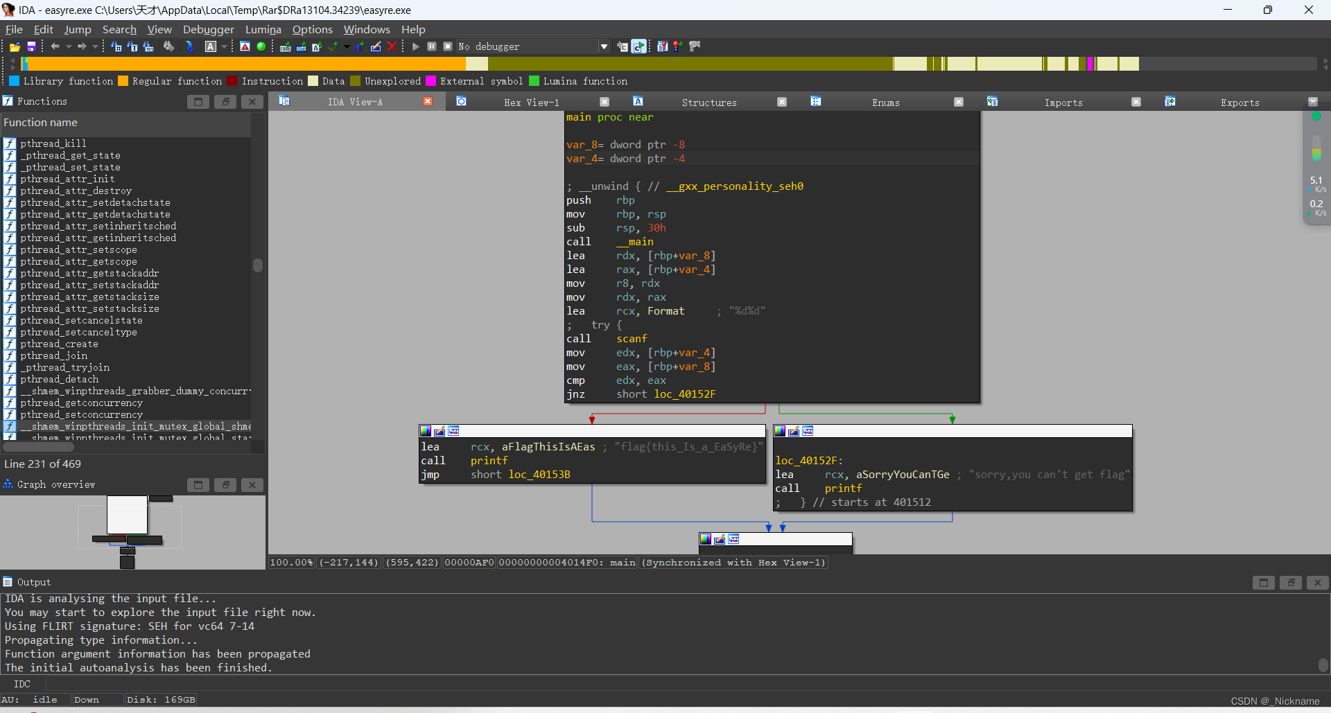 BUUCTF——easyre_buuctfeasyre-CSDN博客