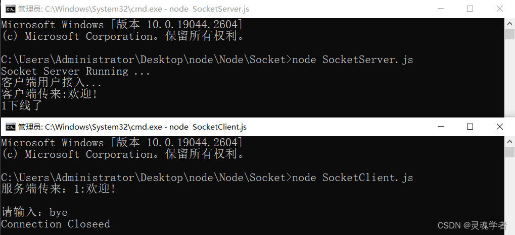 Node实现 Socket 通信_node socket-CSDN博客