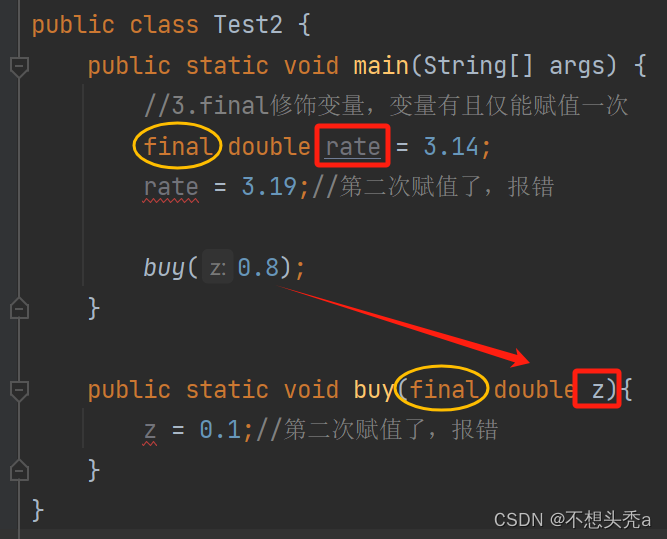 Java面向对象 Final关键字、常量java中的常量和变量final关键字的用法。 Csdn博客 6614