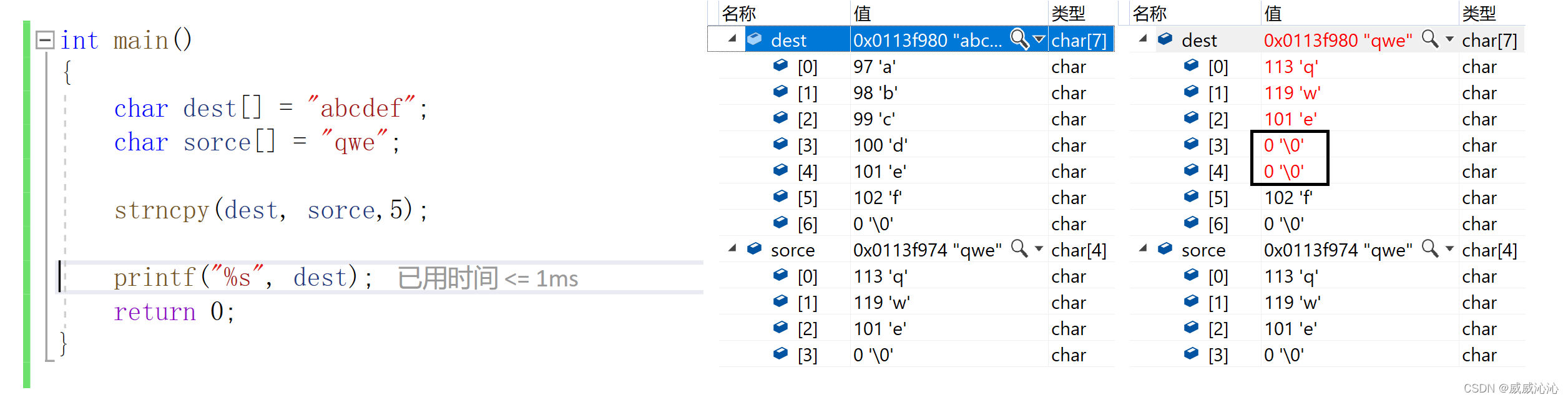 【C库函数】strncpy函数详解-CSDN博客