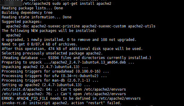 Ubuntu重装apache出现Can’t open /etc/apache2/envvars的解决办法-CSDN博客