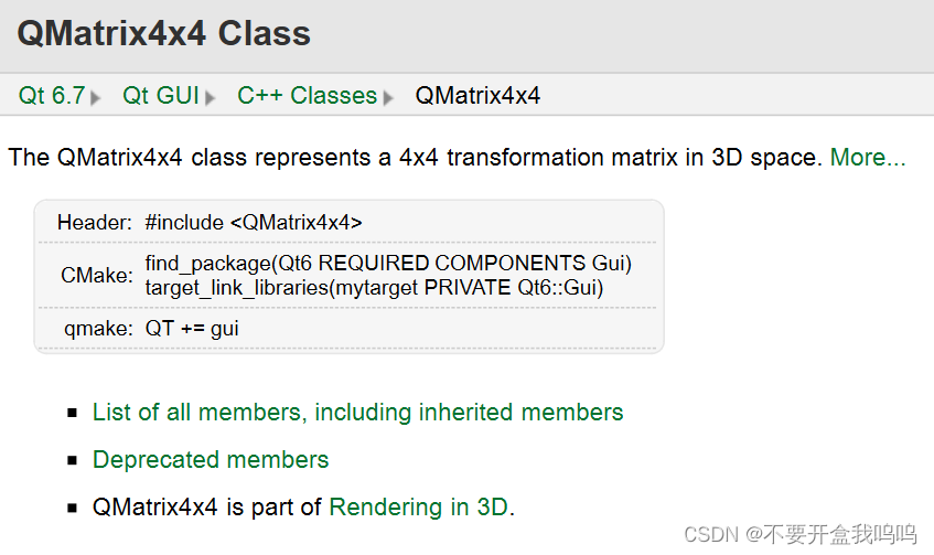 Qt实现opengl的经典教程⑤——矩阵变换 Qmatrix4x4 Csdn博客
