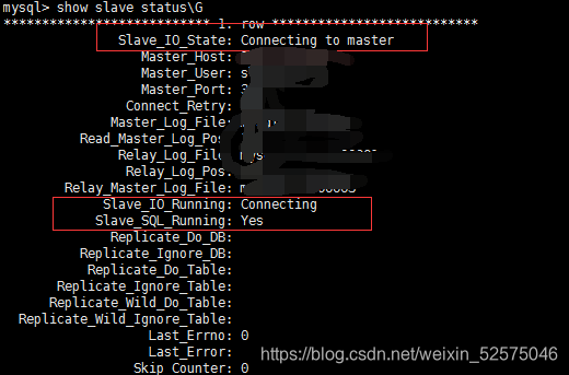 centos7 linux 和windows主从复制出现Slave_IO_Running: Connecting的解决思路_centos7 slaveiorunning为connecting ...