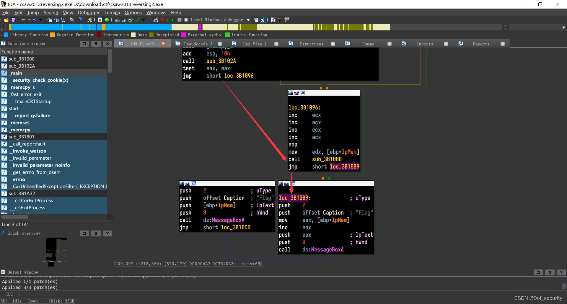 [XCTF] [CSAW CTF 2014] csaw2013reversing2-CSDN博客