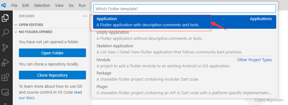 Flutter在Visual Studio Code上首次创建运行应用_flutter visual studio-CSDN博客