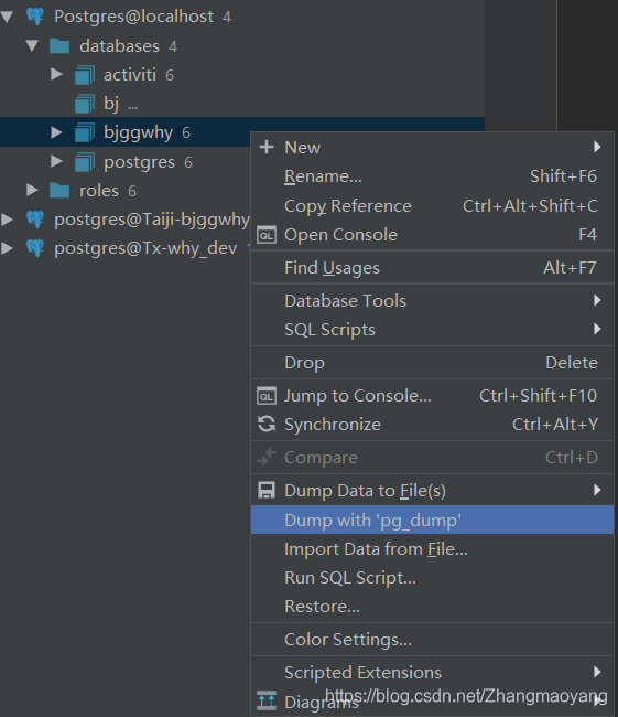 PostgreSQL10使用Datagrip导出SQL文件,使用Navicat导入SQL文件_datagrip 导出postgresql表结构-CSDN博客