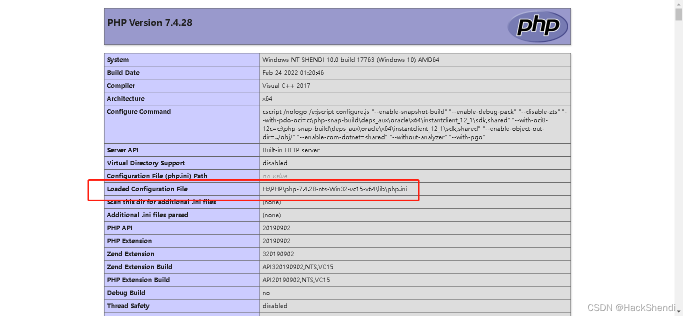 Windows使用PHP启动ThinkPHP项目，部署配置-CSDN博客