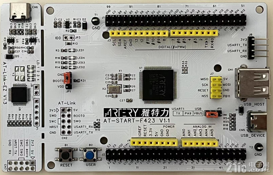 【AT-START-F423测评】+ 01_开箱及开发环境准备_雅特力开发板f423-CSDN博客