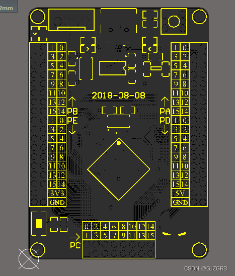 基于STM32F103Vx单片机带CH340T USB转串口应用评估板硬件（原理图+PCB）工程文件_ch340t转usb电路-CSDN博客