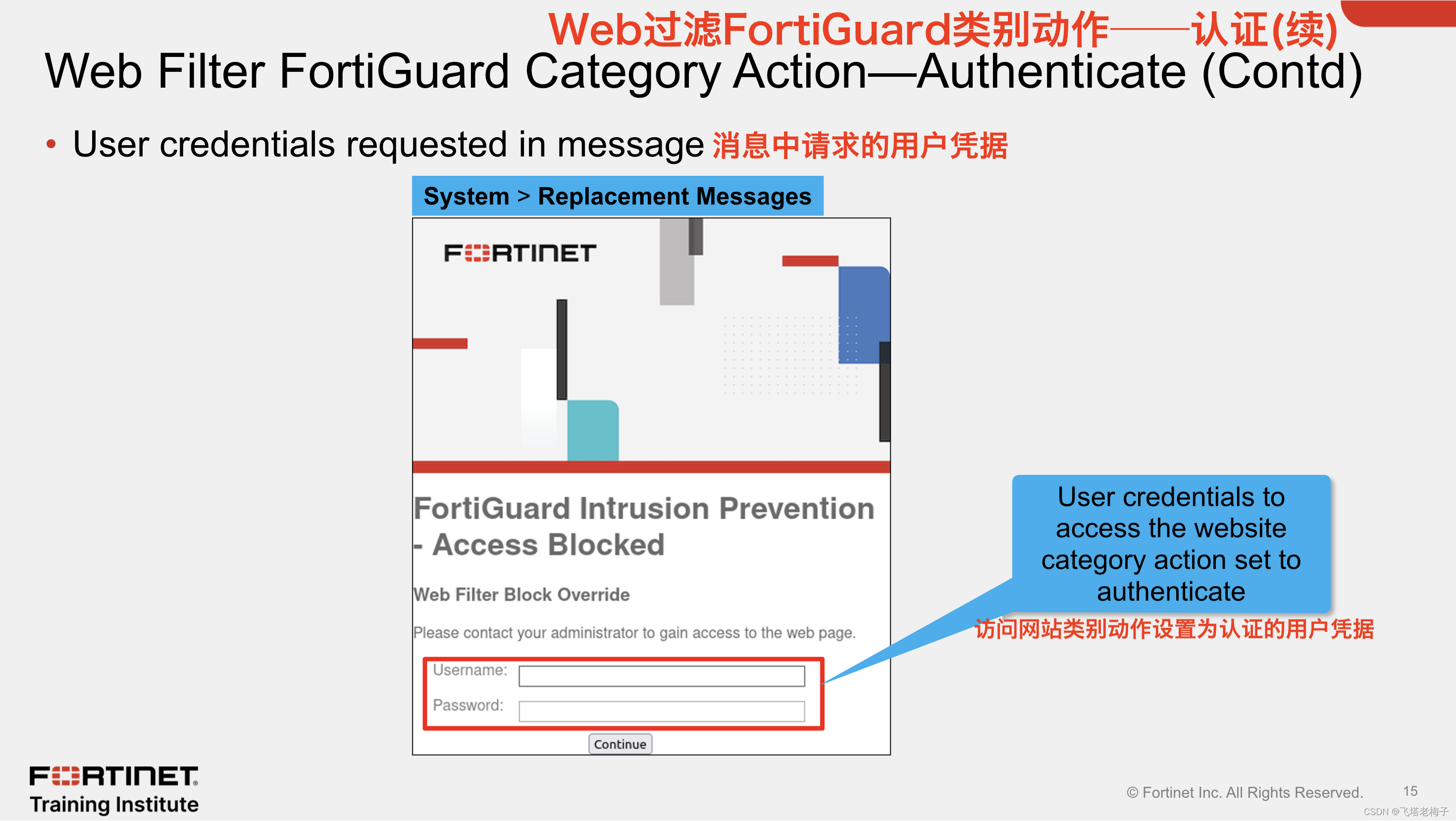 Fortiguard Intrusion Prevention Access Blocked