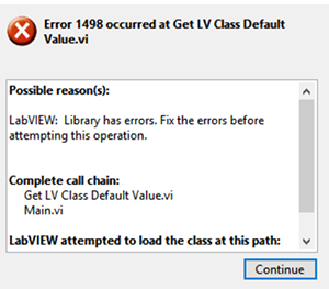 LabVIEW中使用Get LV Class Default Value 出现错误1498_get lv class default value.vi-CSDN博客