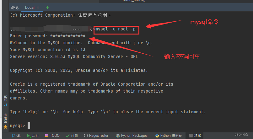 用pycharm链接mysql数据库（保姆教学）_pycharm连接mysql-CSDN博客