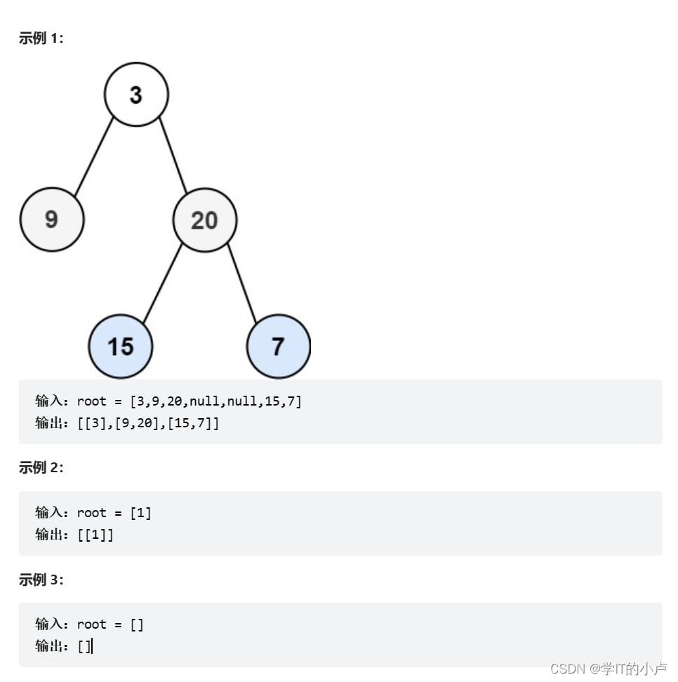 【leetcode】102 二叉树的层序遍历、107 二叉树的层序遍历 Ii Csdn博客