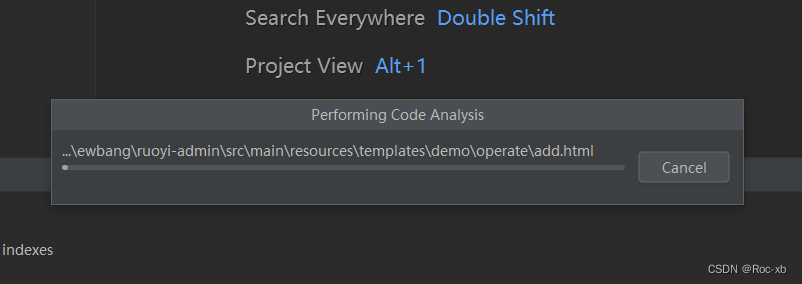 IDEA如何关闭Performing Code Analysis？_idea performing code analysis-CSDN博客