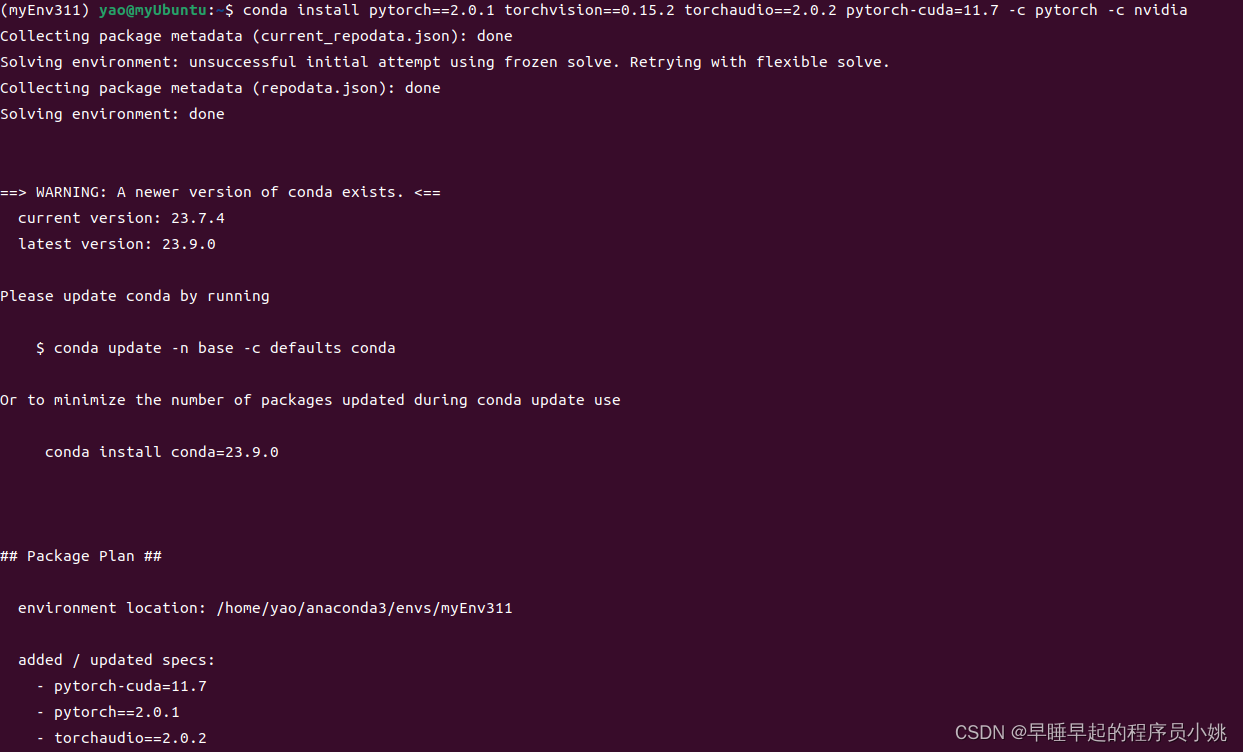 二十一、Ubuntu22.04 配置 Anaconda + Pycharm + Pytorch_乌班图22.04安装cuda+pytroch+pycharm-CSDN博客