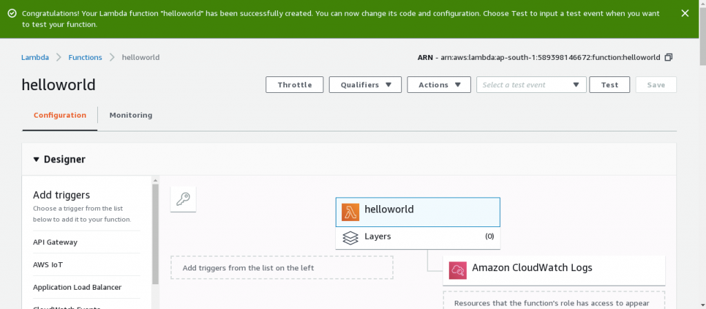 aws lambda_在AWS Lambda上运行“ Hello World”-CSDN博客
