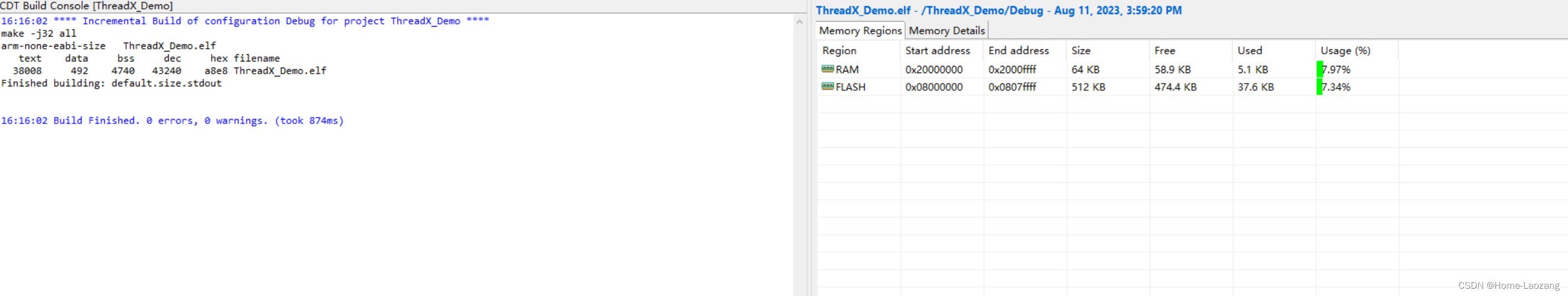 【stm32】stm32f103基于cubeide移植threadxthreadx Stm32 Csdn博客 