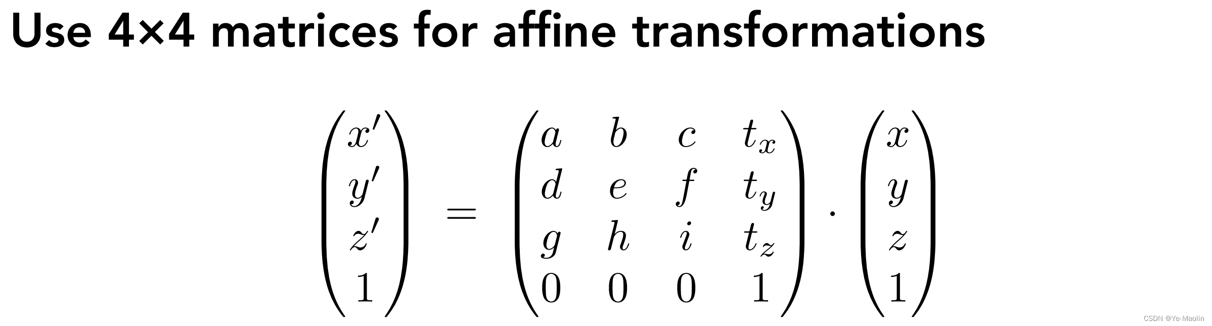 【GAMES101】Lecture 04 三维变换_x叉乘z为什么等于-y-CSDN博客