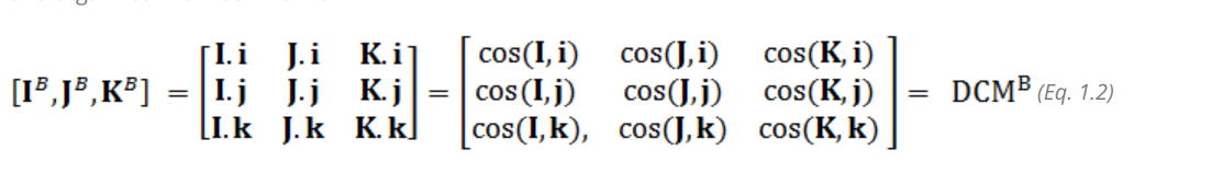 用四元数或 DCM Matrix 表示旋转_matrix.dcm-CSDN博客