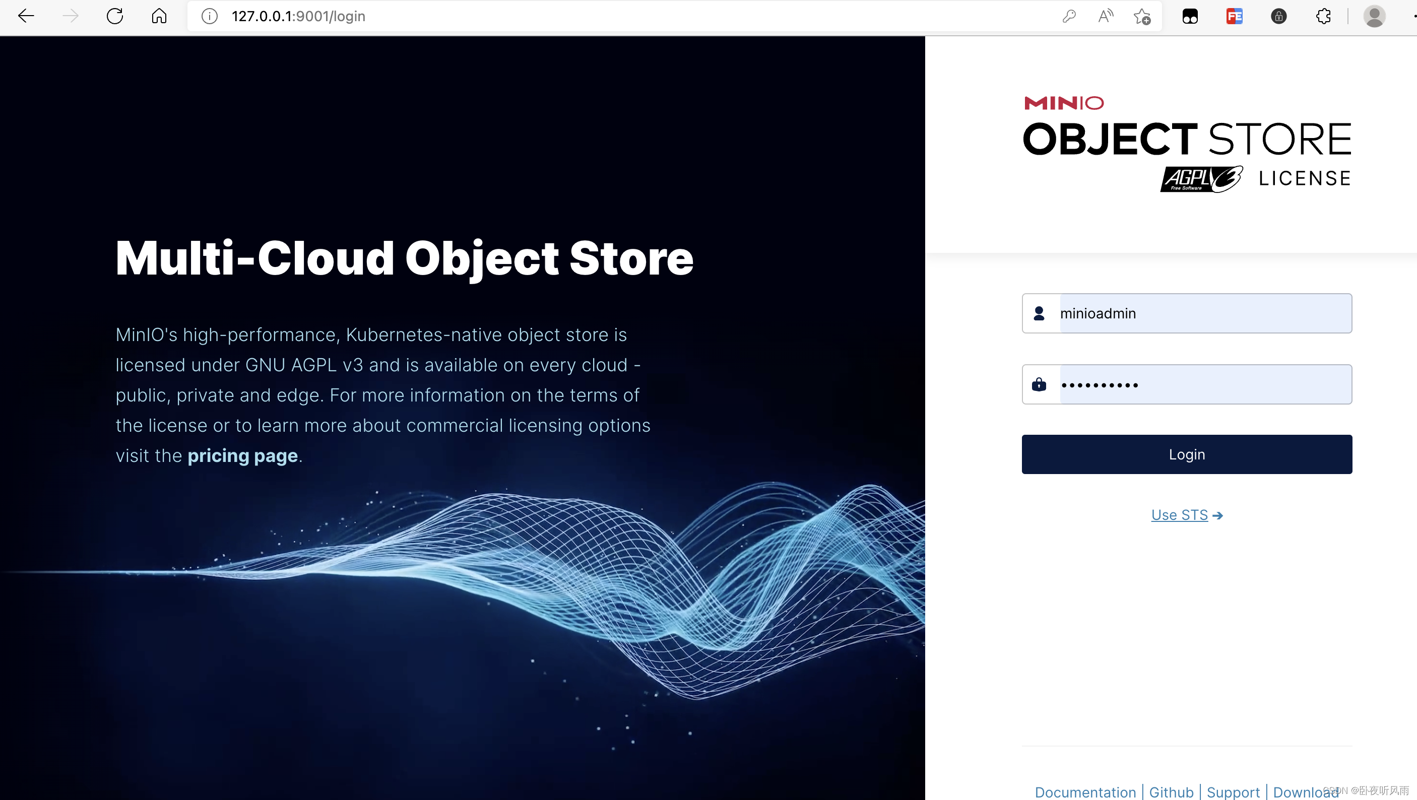 minio安装与java sdk_detected default credentials 'minioadmin:minioadmi-CSDN博客