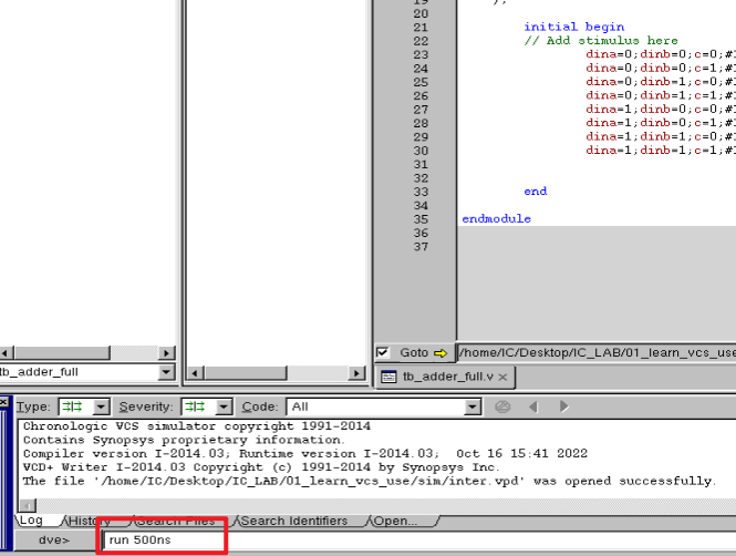 数字IC设计 - 使用VCS逻辑仿真工具_vcs simv-CSDN博客