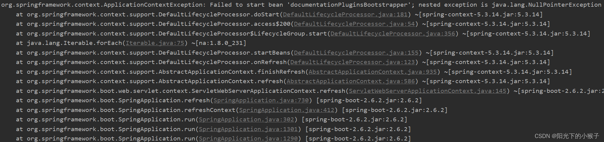 Swagger启动报错Failed to start bean ‘documentationPluginsBootstrapper ...