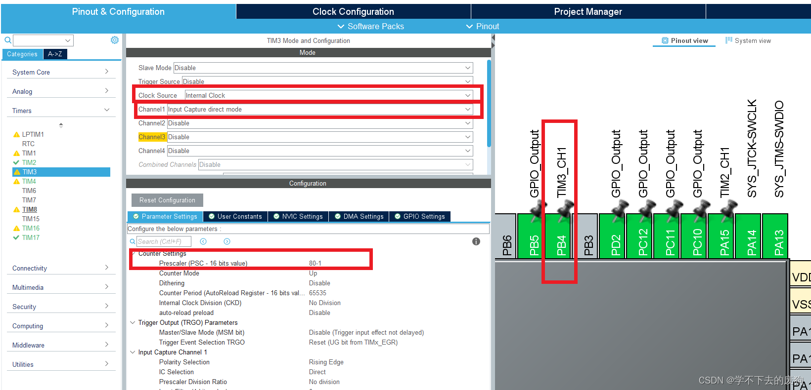 蓝桥杯CT117E_M4（G431）-PWM（Output Compare+Input Capture）_input capture indirect mode-CSDN博客