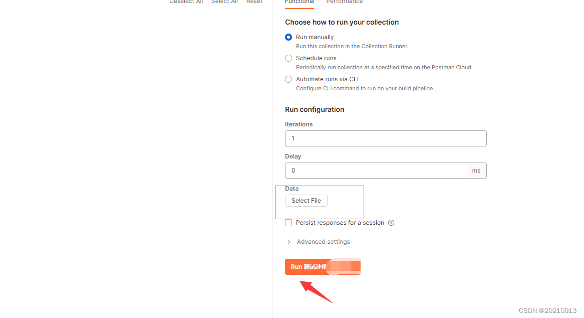 postman CSV参数化执行接口_postman怎样从csv文件里 colleciton-CSDN博客