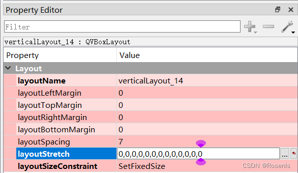 Qt Designer使用布局后如何只控制某一控件的大小随界面的大小而变化，而其它的控件大小保持不变？_qt designer控件随窗口大小 ...