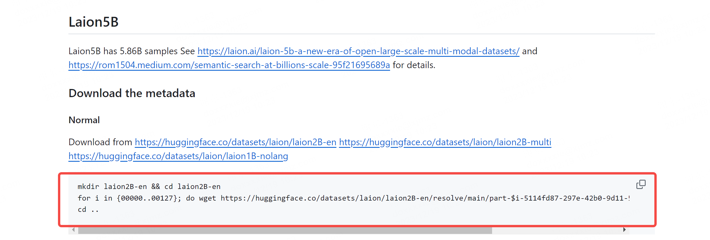 Laion5B数据集下载，laion2B-en数据集下载，百度云盘，阿里云盘-CSDN博客