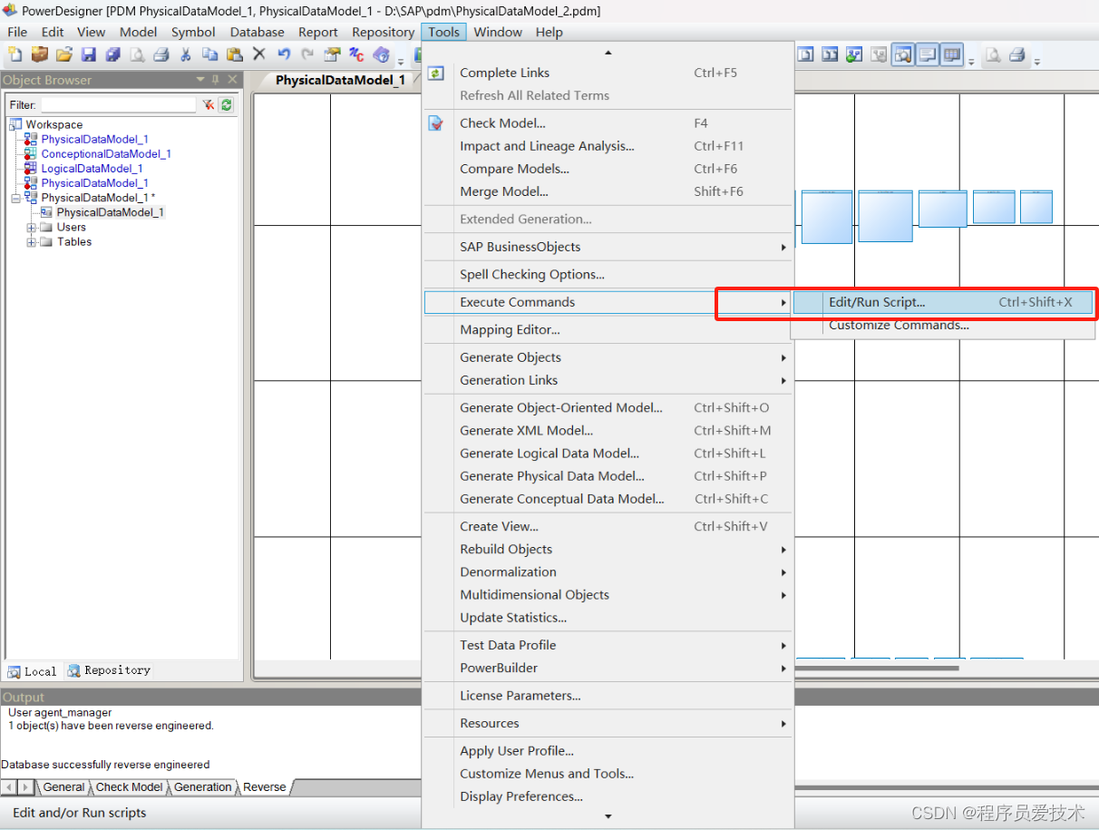 PowerDesigner16 表显示中文字段_powerdesigner中文设置选项-CSDN博客