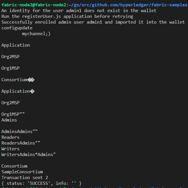 1、使用fabric node sdk1.4.8创建通道_fabric querychannels-CSDN博客