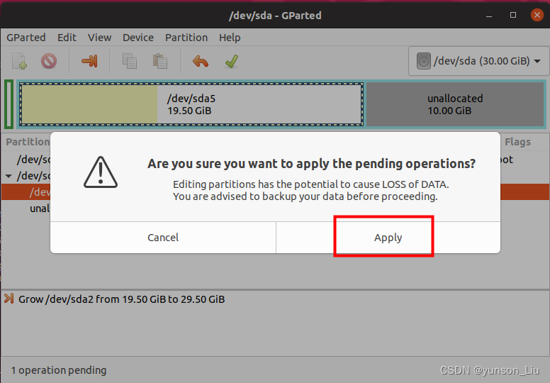 ubuntu 20.04 tls桌面版扩/dev/sda5盘对应的/分区_ubuntu sda5在sda2下面-CSDN博客