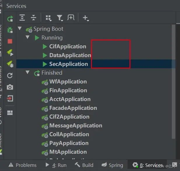 SpringCloud启动 (Services) Run Dashboard 不显示 端口号_springcloud微服务启动没有端口号-CSDN博客