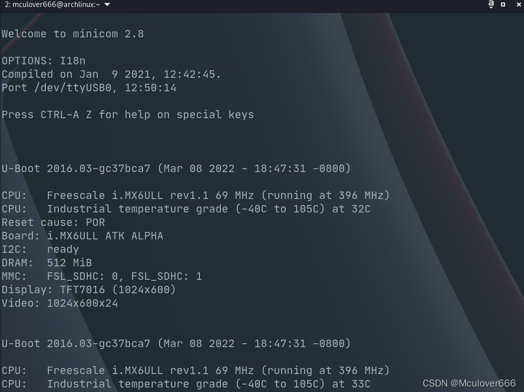 Arch LInux 使用USB转串口（CH340）_archlinux 串口线-CSDN博客