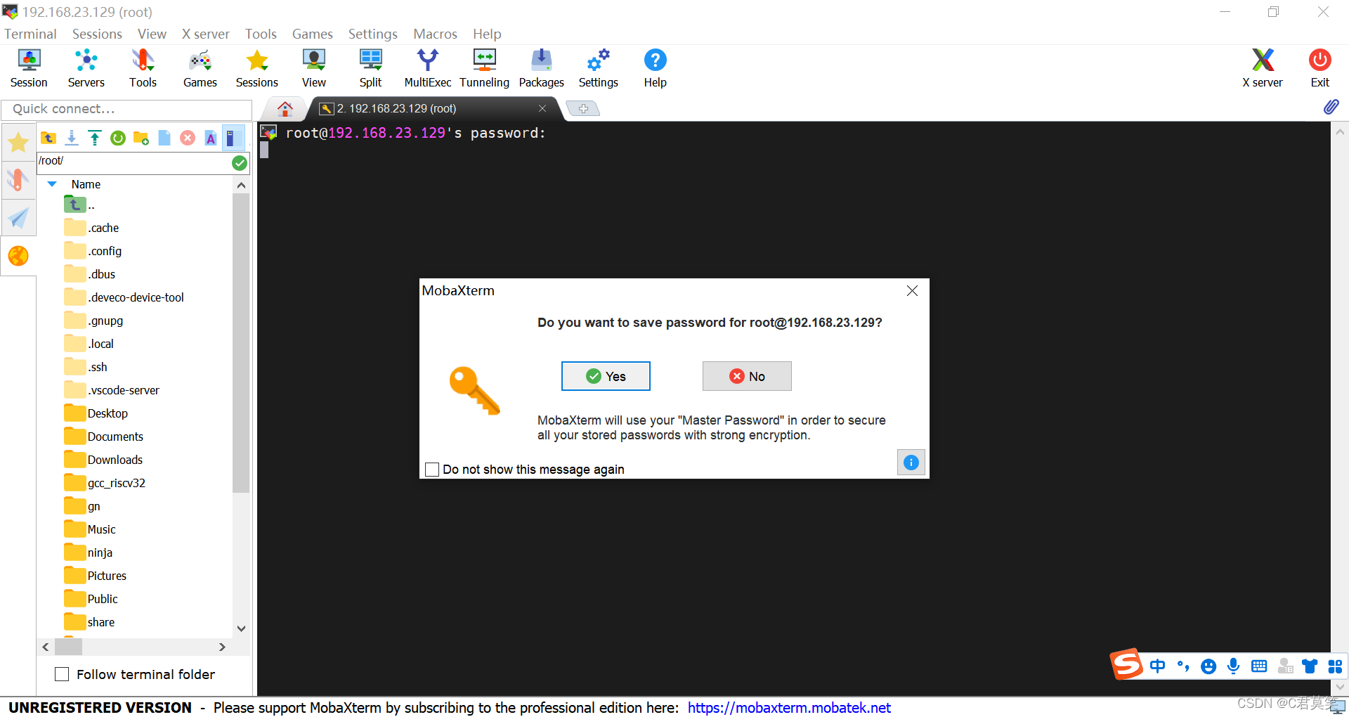 MobaXterm连接虚拟机Ubuntu-CSDN博客