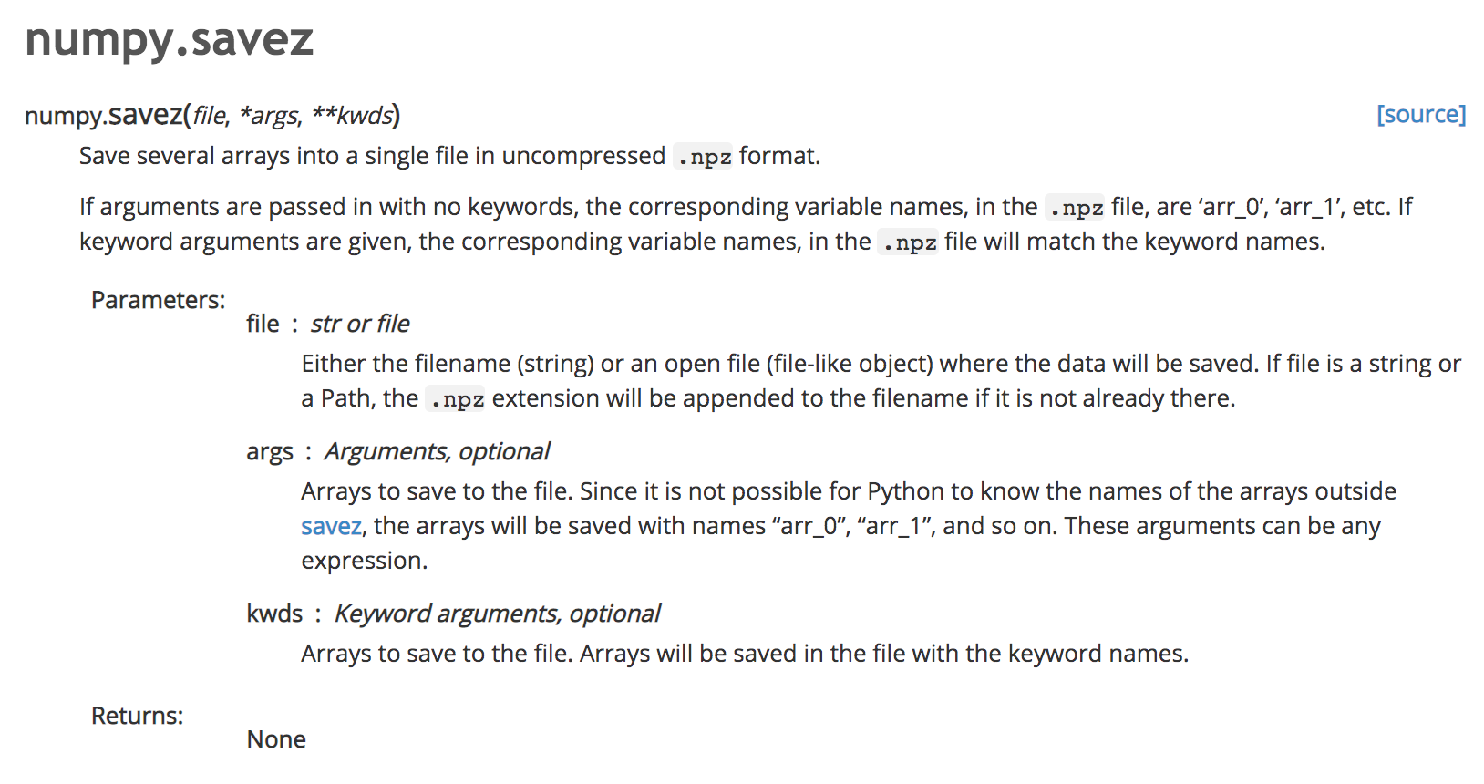 【Task06】Numpy学习打卡_np.savez-CSDN博客