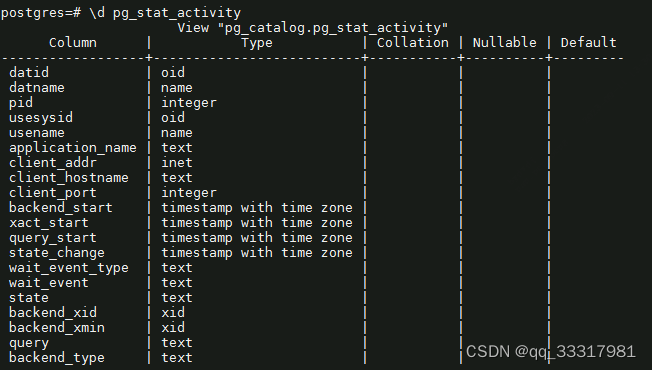 pg_stat_activity字段详解-CSDN博客