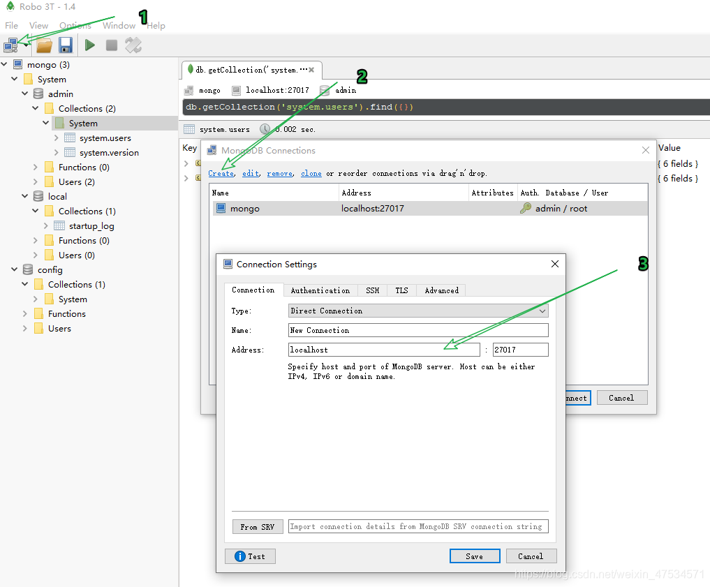Docker安装mongodb并使用robo-3T进行连接_docker robo 3t-CSDN博客
