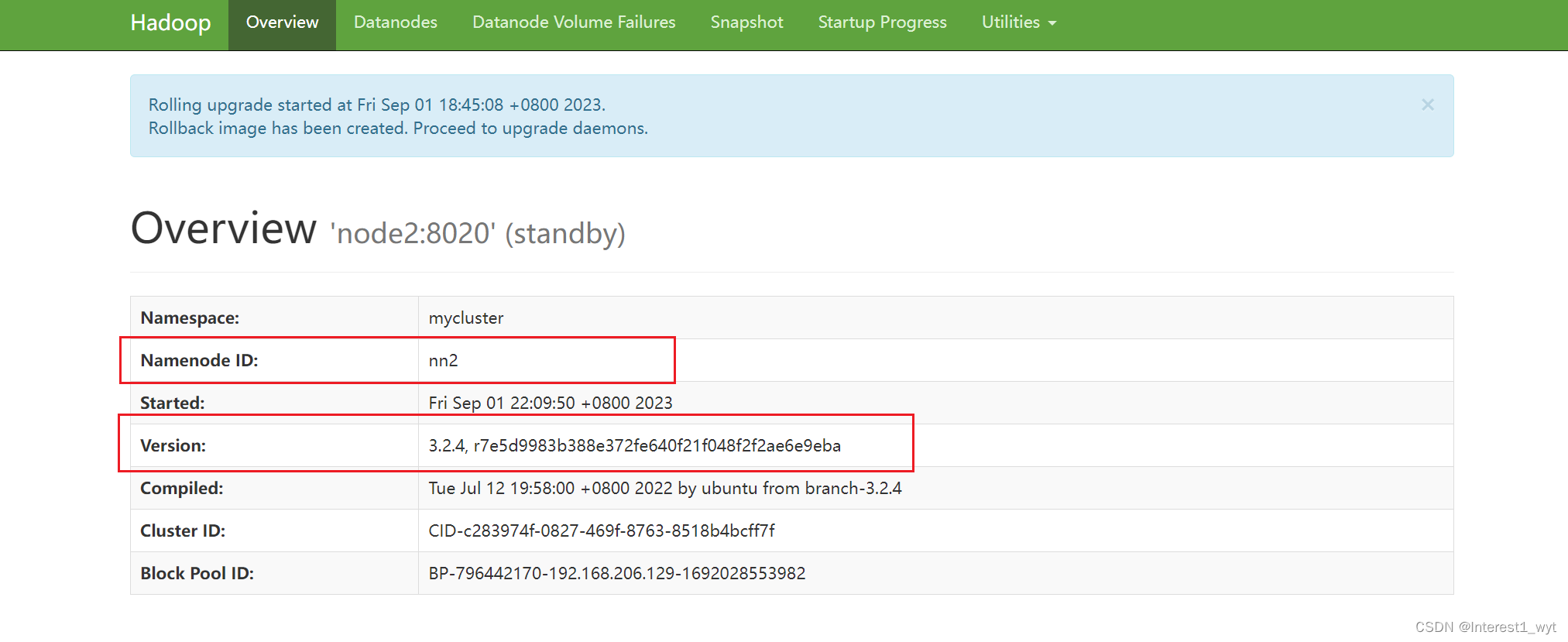 hdfs滚动升级（rollingUpgrade ）_hdfs dfsadmin -reconfig datanode datanode1:50020 s-CSDN博客