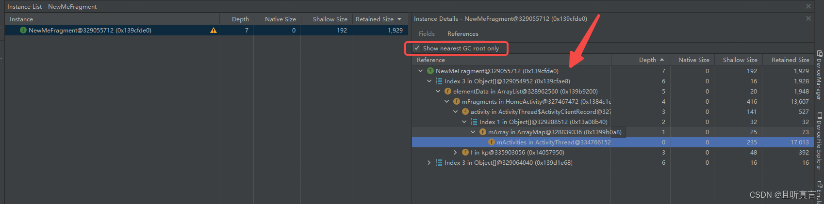 Android Studio Profiler 检查内存_capture heap dump-CSDN博客