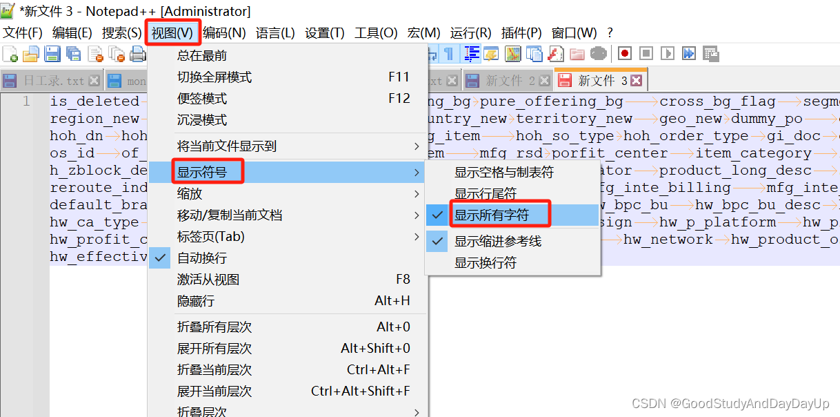 notepad 中换行符、tab替换_nodepad替换换行符-CSDN博客