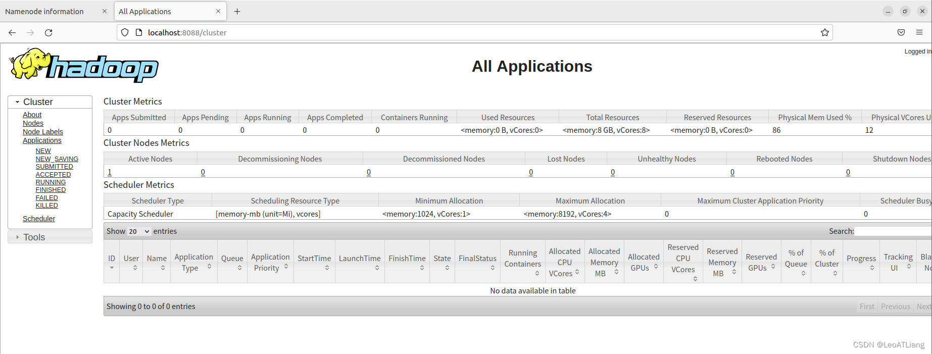 基于Linux的Hadoop伪分布式安装_完成linux虚拟机的安装;完成hadoop单机和伪分布式安装-CSDN博客