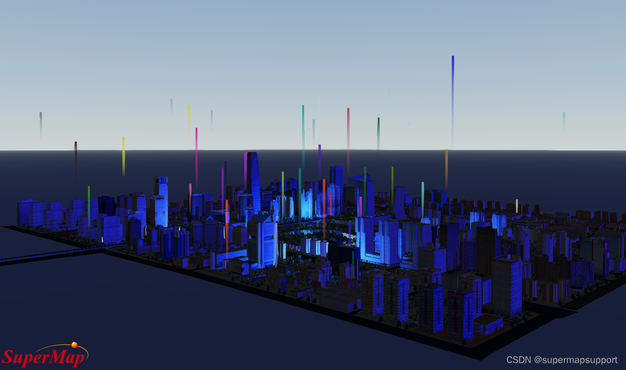 SuperMap iClient3D for WebGL 场景美化之飞线_supermap道路飞线-CSDN博客