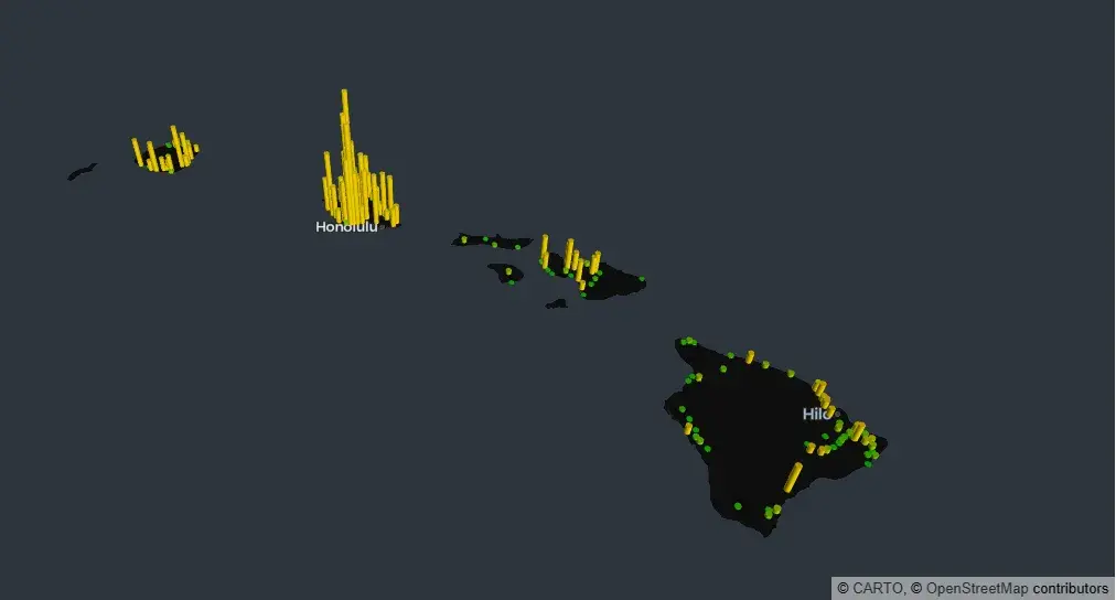 Python 3D地图之使用 Pydeck 告别平面地图 ，通过 3D 可视化提高您的绘图技能绘制美国和澳大利亚的人口数据...-CSDN博客