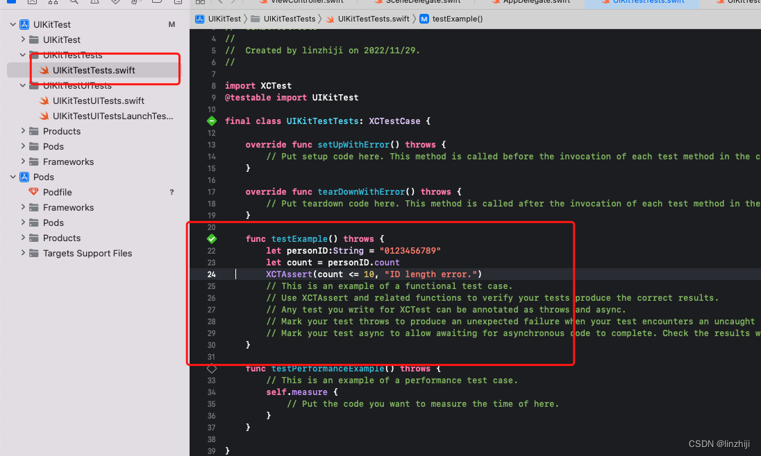 Xcode Swift 单元测试 Testxcode 单元test Swift Csdn博客