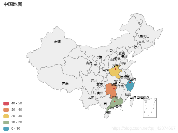 pyecharts包绘制Map地图（笔记）_pyecharts 地理图表之地图from pretest import * from ...