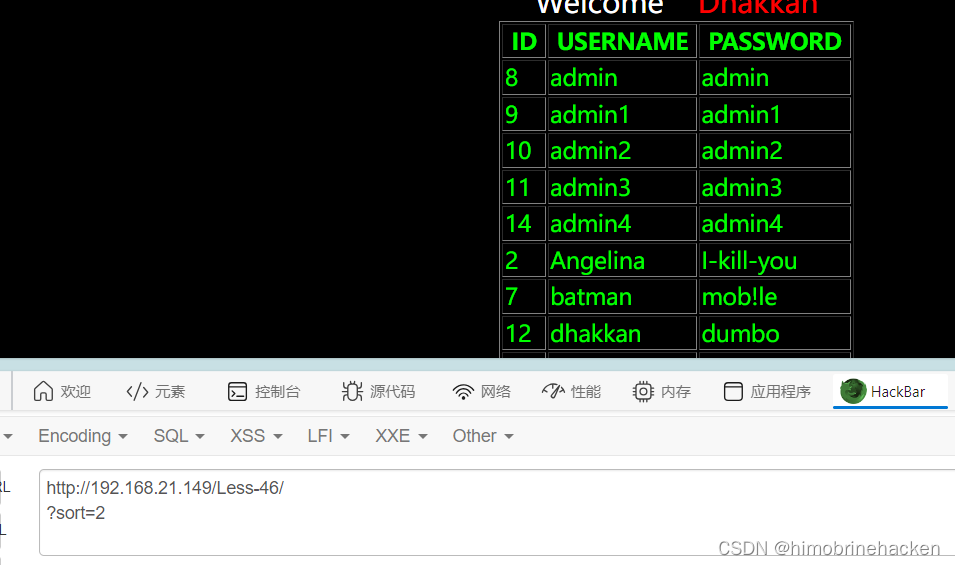 order by之后的injection(sqllabs第四十六关)_orderby inject-CSDN博客