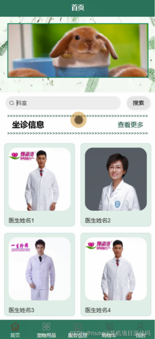 Springboot毕业设计项目宠物医院微信小程序的设计与实现 源码文档开题ppt Csdn博客