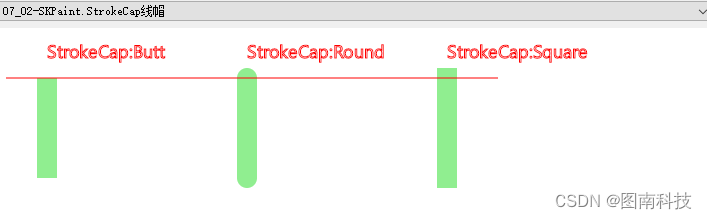 【SkiaSharp绘图07】SKPaint详解（五）IsAntialias/IsStroke/Style/StrokeCap/StrokeJoin/StrokeMiter/TextAlign ...